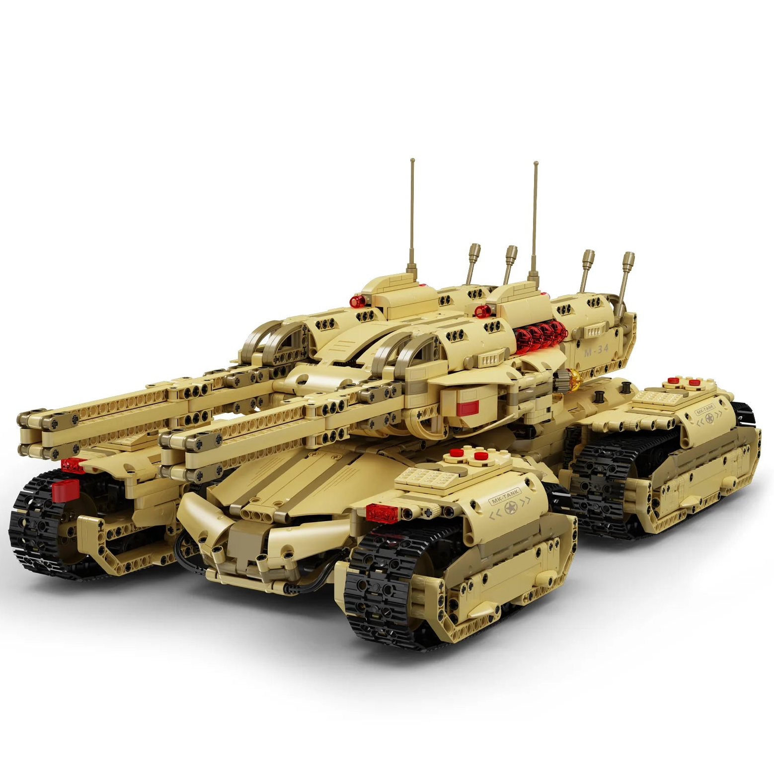 4-Track Combat Tank 3296PCS – GoBuildit